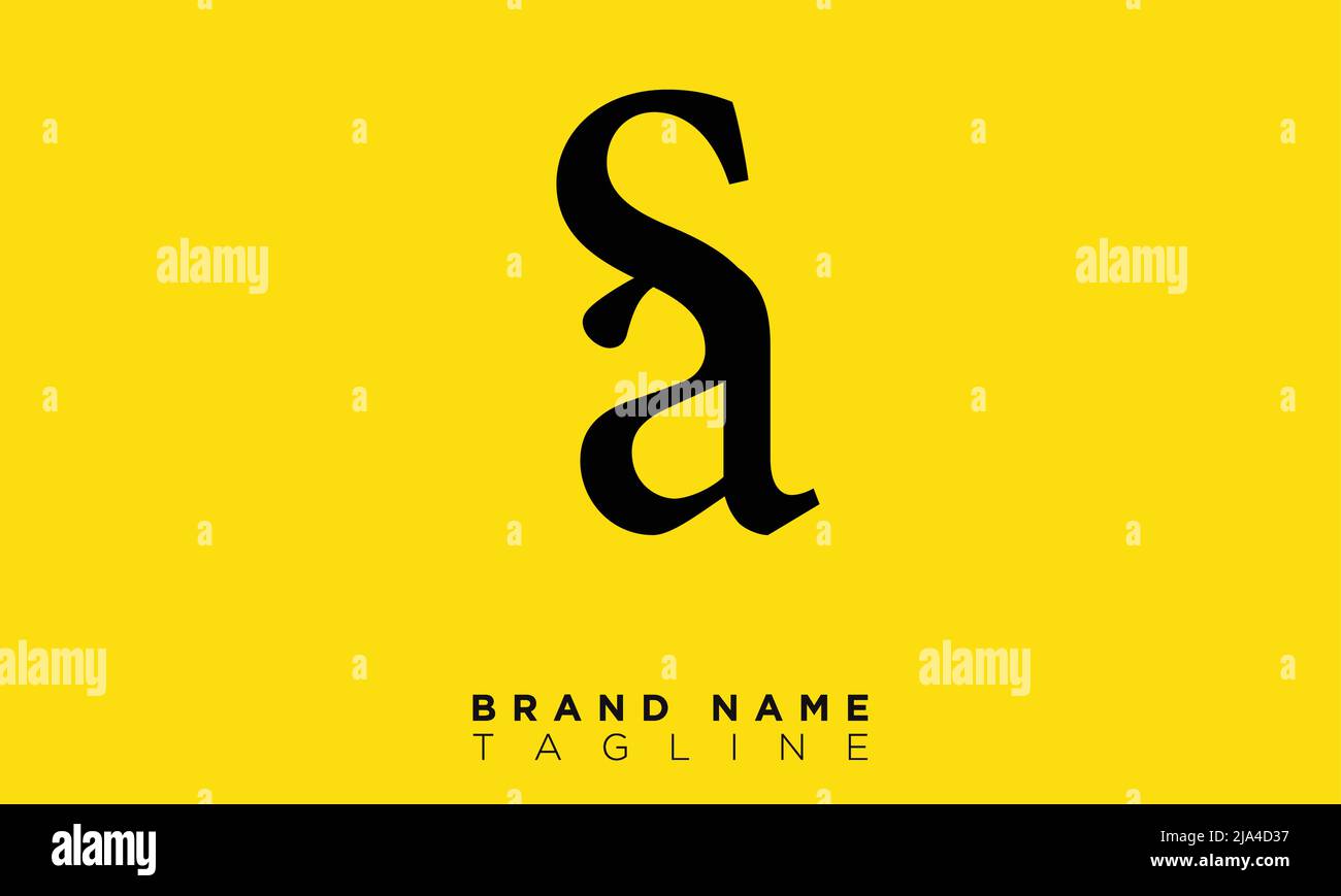 SA Alphabet letters Initials Monogram logo Stock Vector Image & Art - Alamy