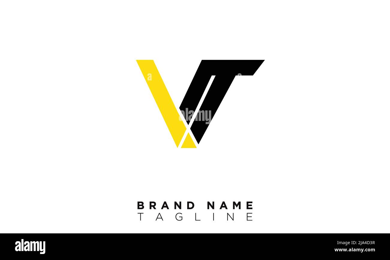 VT Alphabet letters Initials Monogram logo Stock Vector Image & Art - Alamy