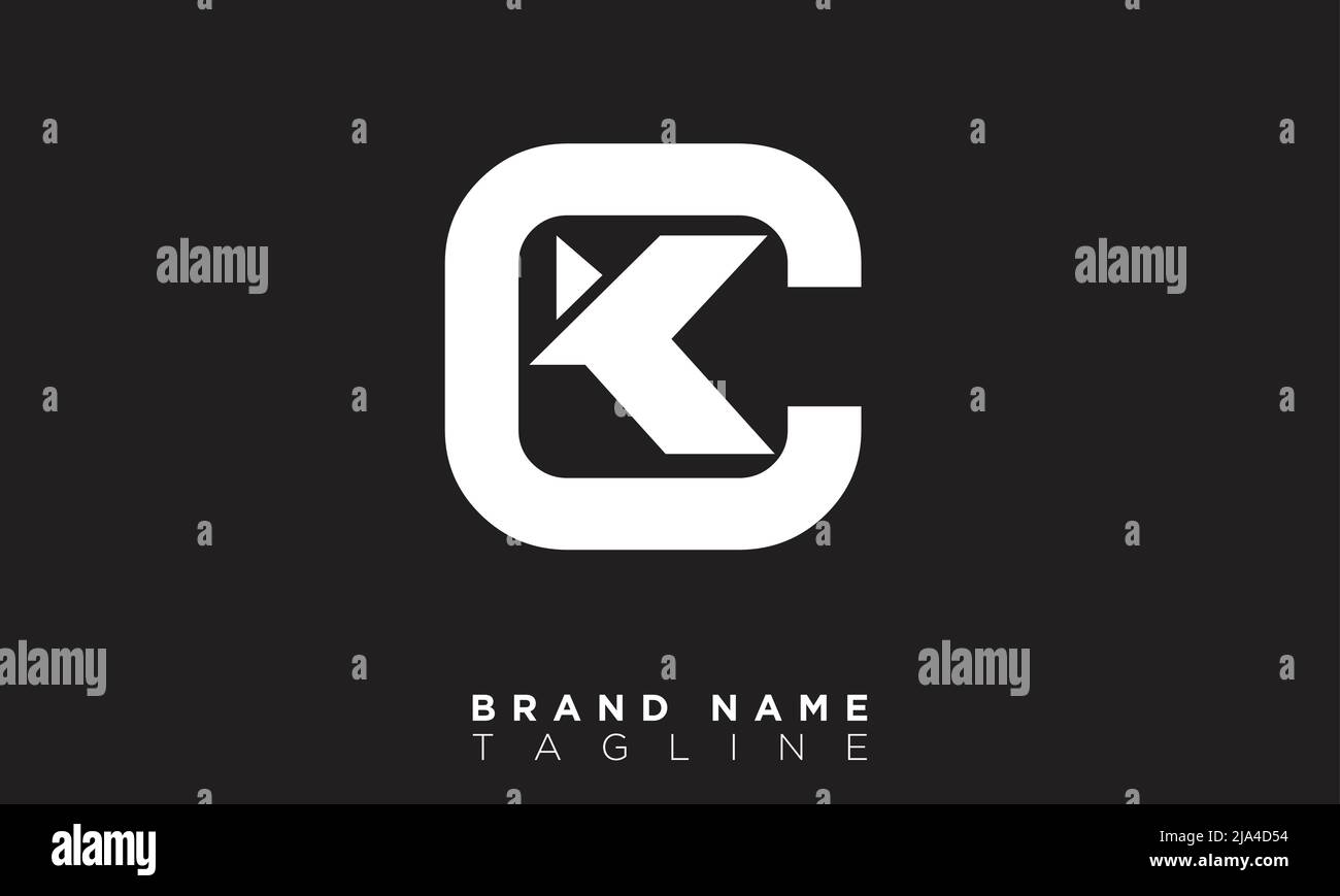 CK Alphabet letters Initials Monogram logo Stock Vector Image & Art - Alamy