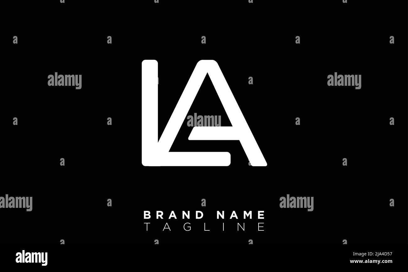 Letter la icon Stock Vector Images - Alamy