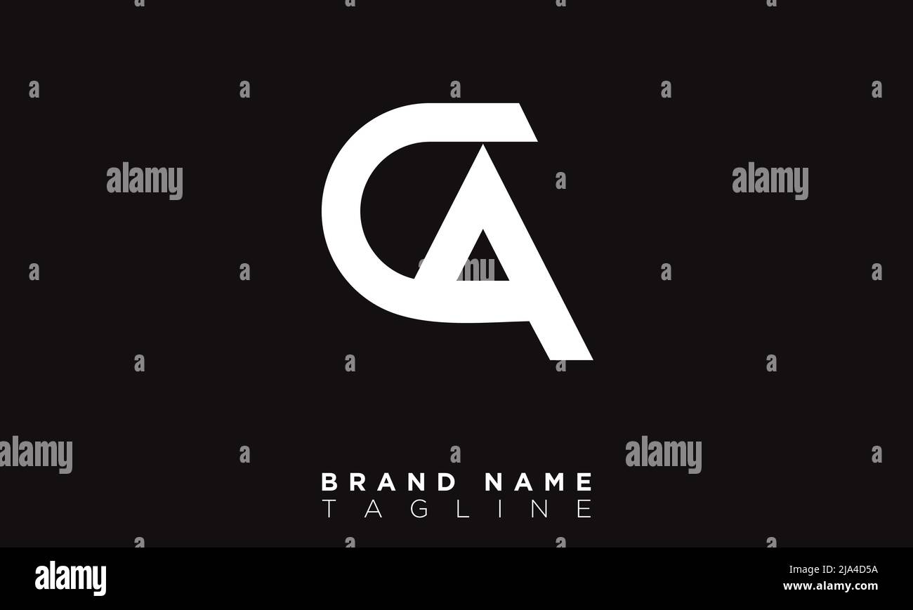 CA Alphabet letters Initials Monogram logo Stock Vector Image & Art - Alamy