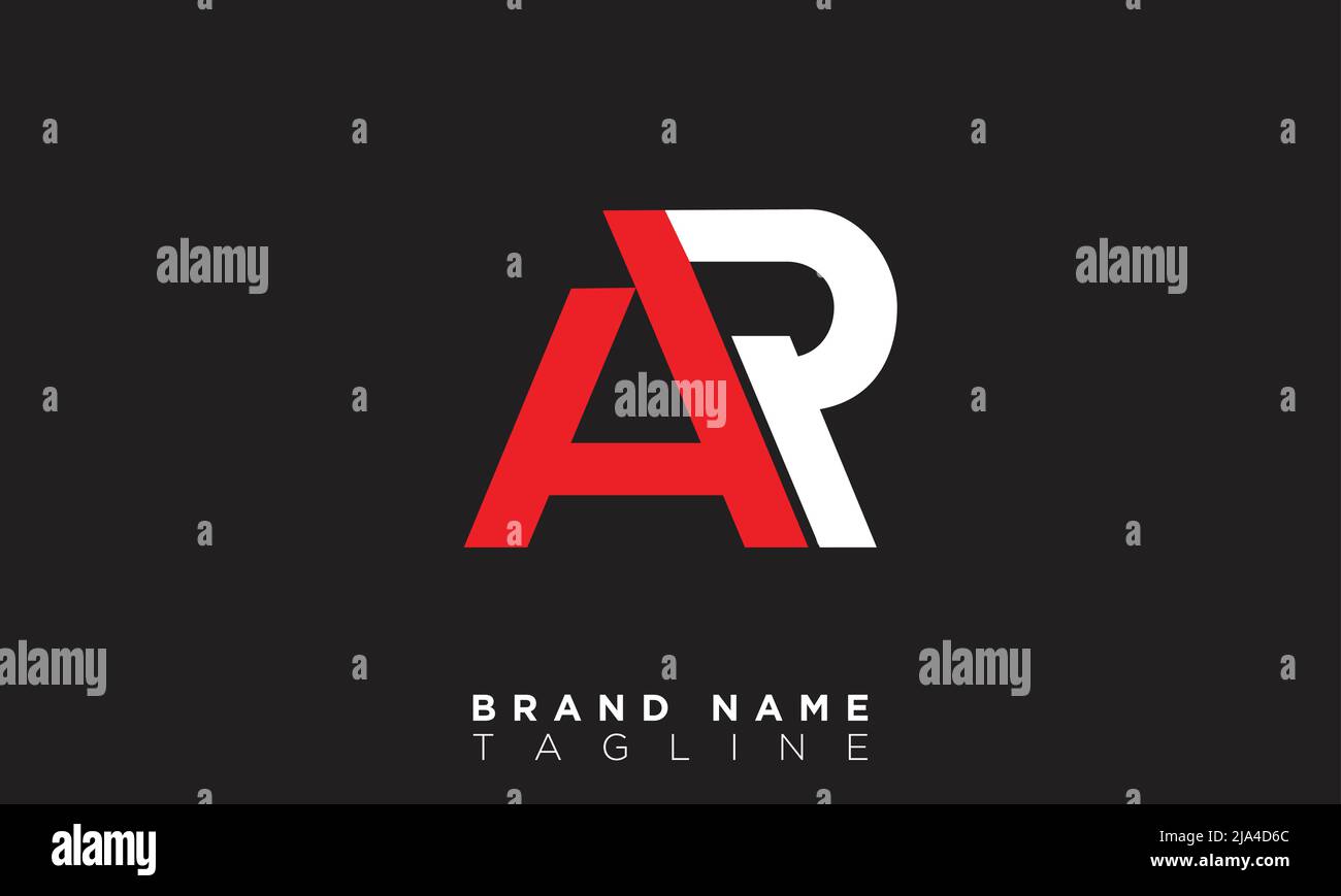 AR Alphabet letters Initials Monogram logo Stock Vector Image & Art - Alamy