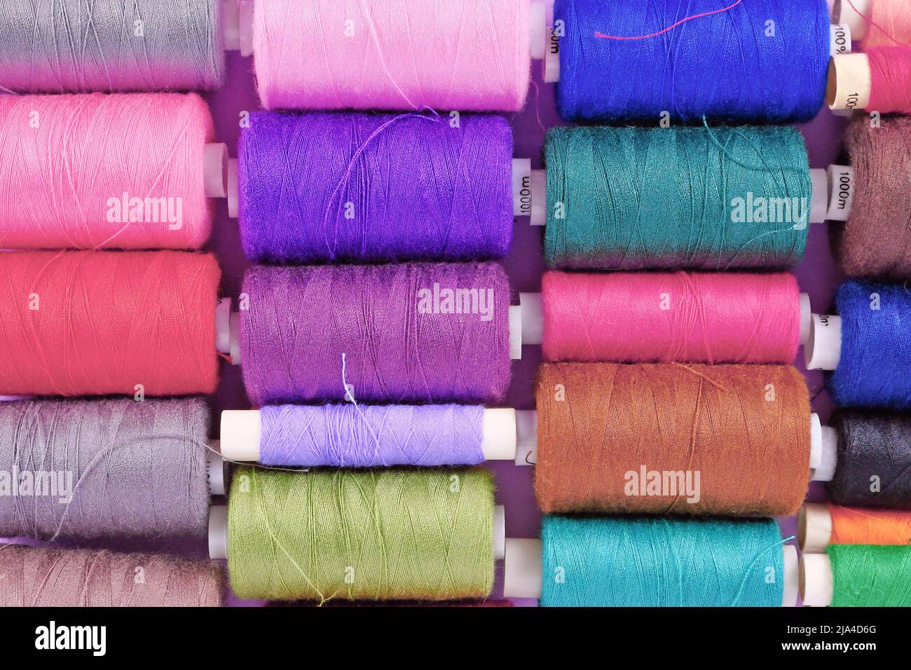 Sewing thread reels hi-res stock photography and images - Alamy
