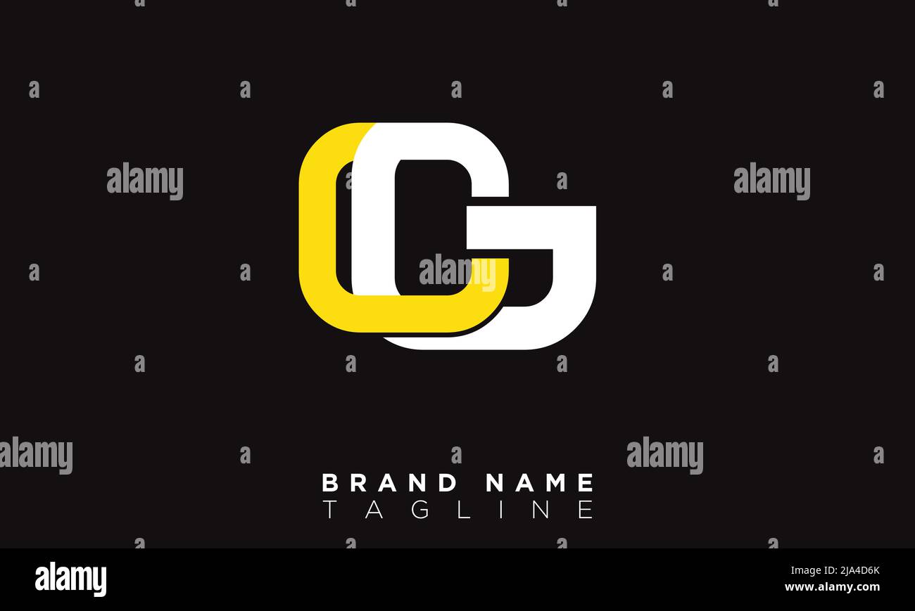 OG Alphabet letters Initials Monogram logo Stock Vector Image & Art - Alamy