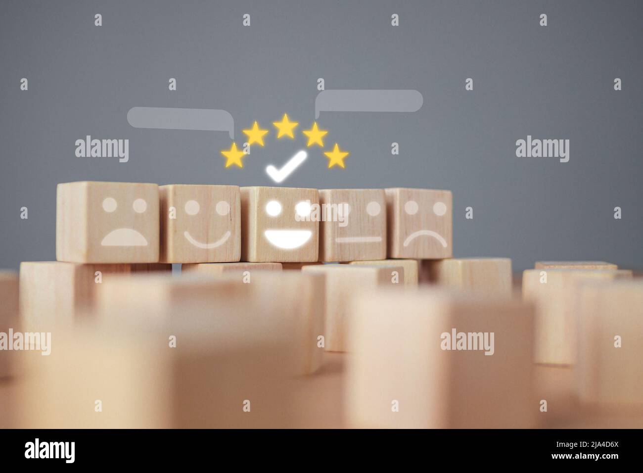 Five star review box hi-res stock photography and images - Alamy