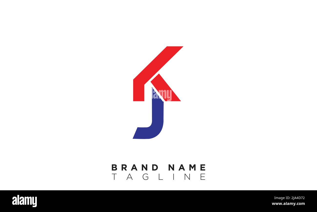 KJ Alphabet letters Initials Monogram logo Stock Vector Image & Art - Alamy