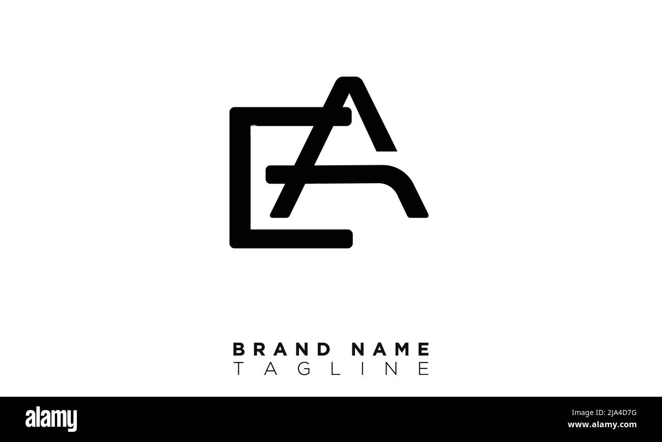 EA Alphabet letters Initials Monogram logo Stock Vector Image & Art - Alamy