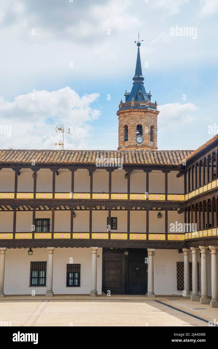 Plaza Mayor. Tembleque, Toledo province, Castilla La Mancha, Spain ...