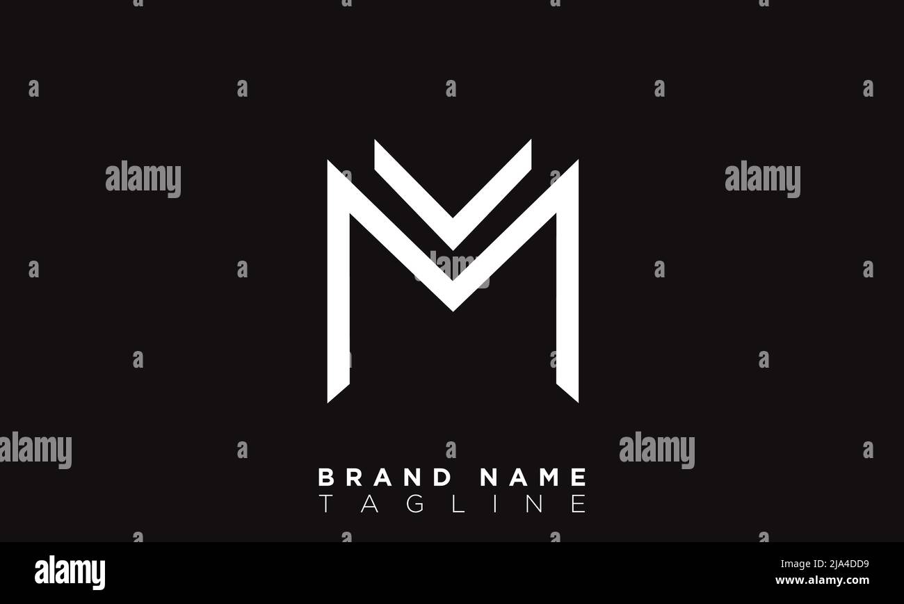 MV Alphabet letters Initials Monogram logo Stock Vector Image & Art - Alamy