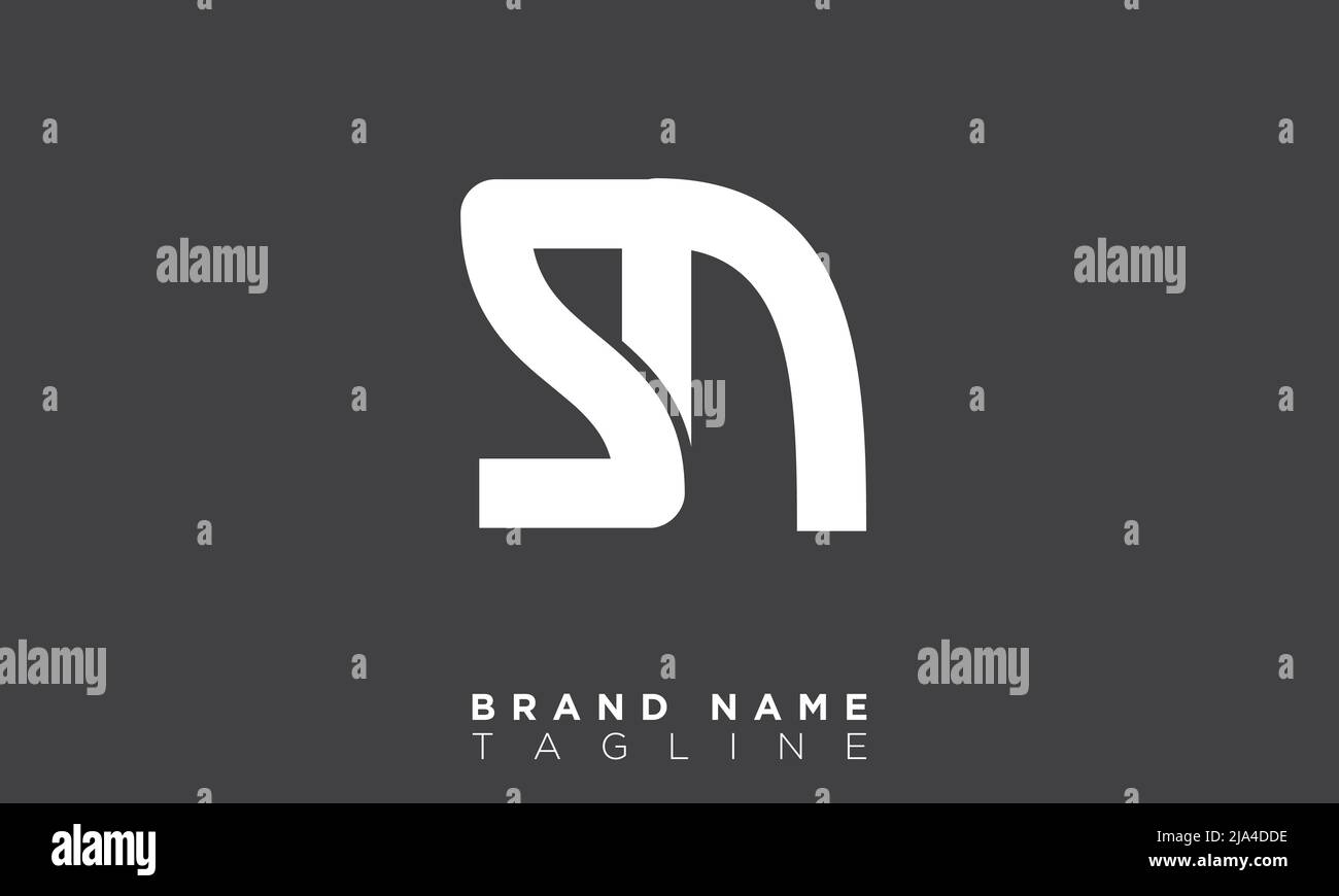 SN Alphabet letters Initials Monogram logo Stock Vector Image & Art - Alamy