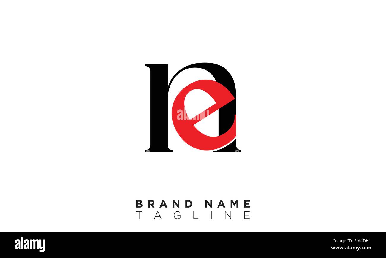 Ne initials logo Cut Out Stock Images & Pictures - Alamy