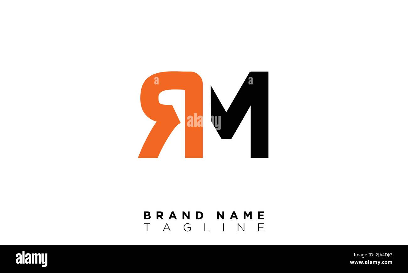 RM Alphabet letters Initials Monogram logo MR, R and M Stock Vector ...