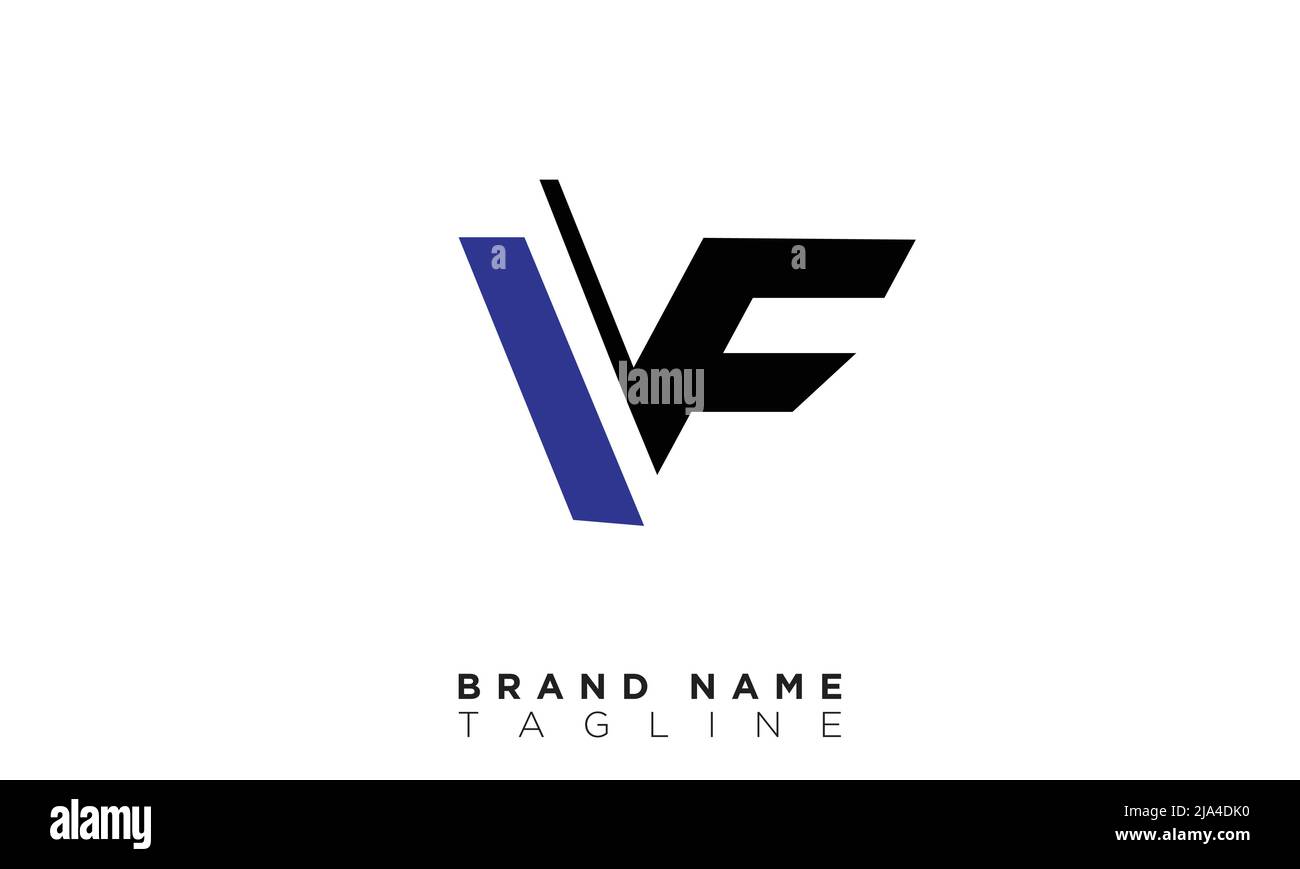 Alphabet letters Initials Monogram logo VF, FV, V and F Stock Vector ...