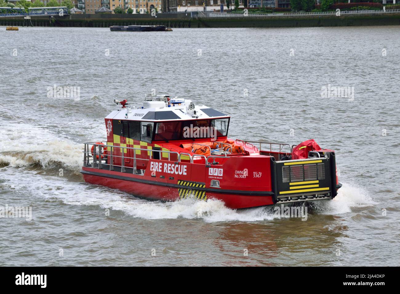 TANNER is a new Fireboat for the London Fire Brigade and is based at ...