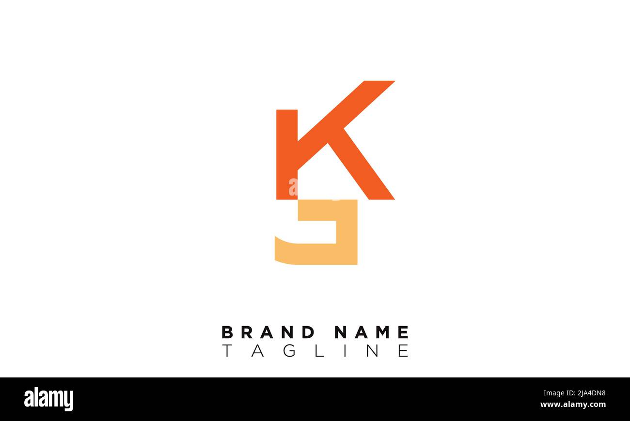 Alphabet letters Initials Monogram logo GK, KG, G and K Stock Vector ...
