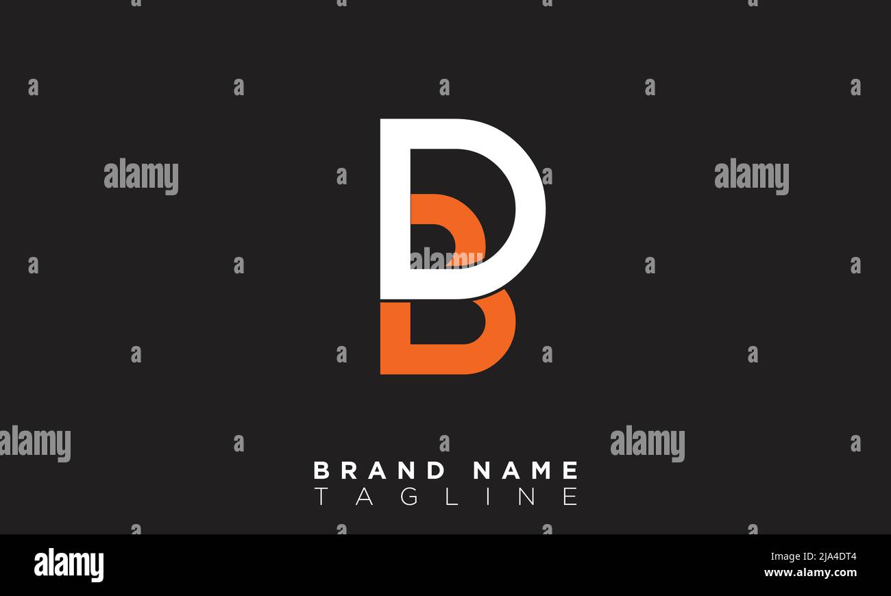 Letter d b logo Stock Vector Images - Alamy