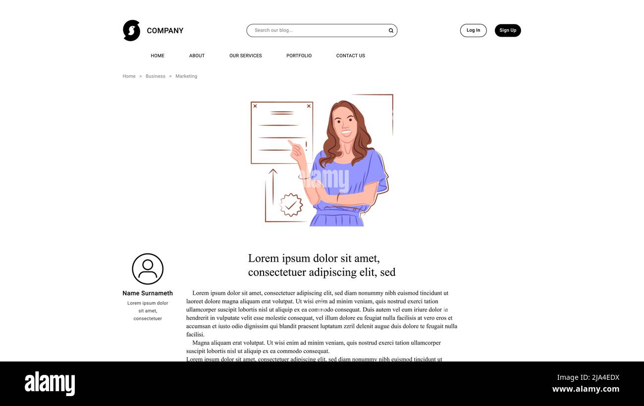 Vector pointing girl in shadow of sharp lines style . Editable ...