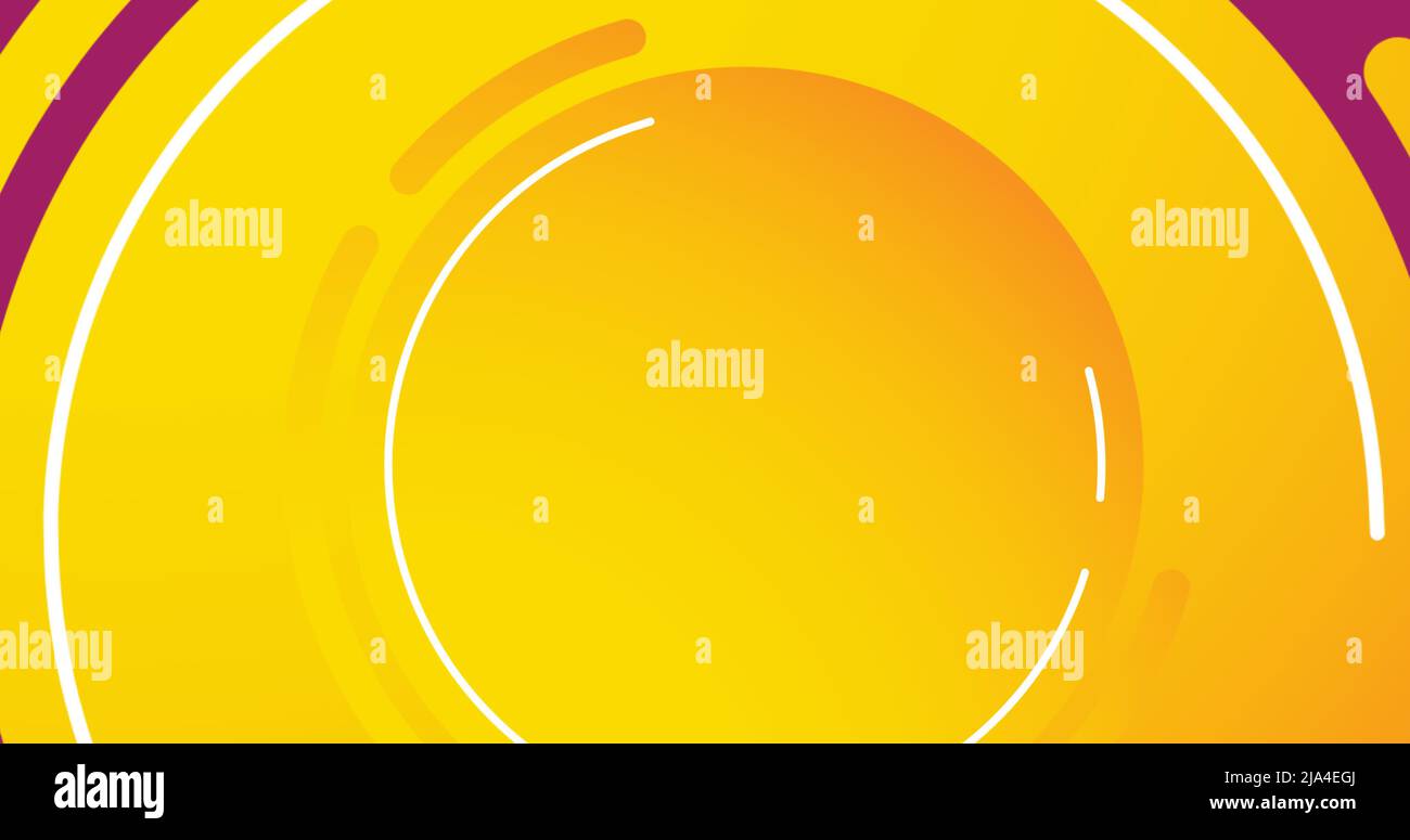 Image of yellow circles on purple background Stock Photo - Alamy