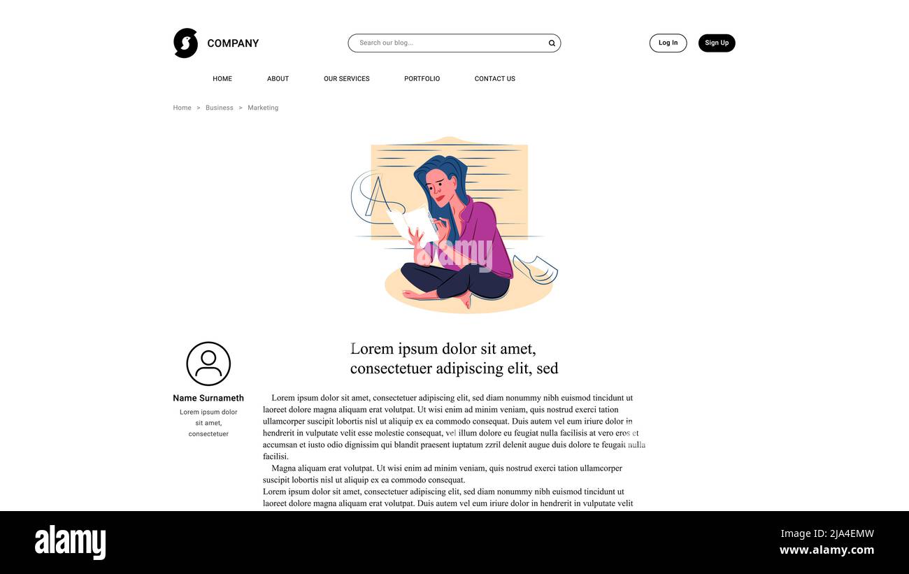 Vector reader in shadow of sharp lines style . Editable illustration ...