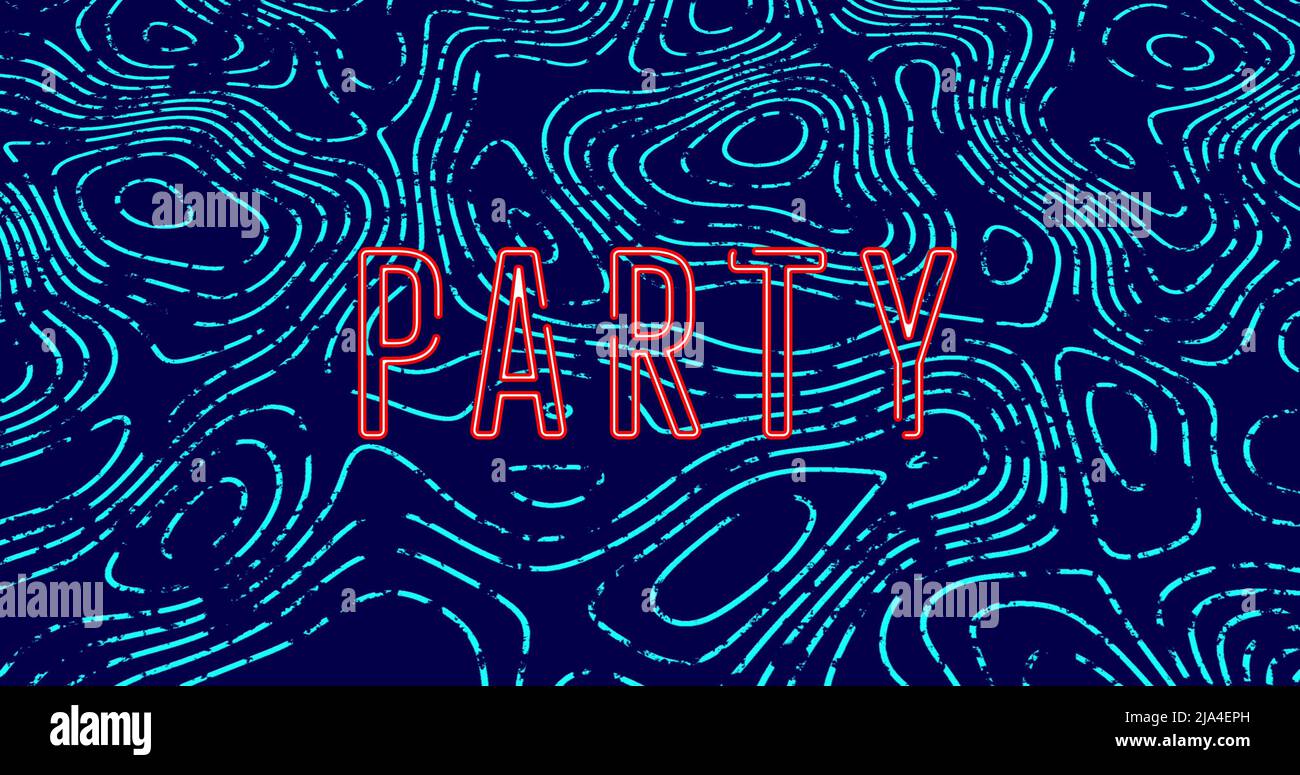 Blue party background hi-res stock photography and images - Alamy