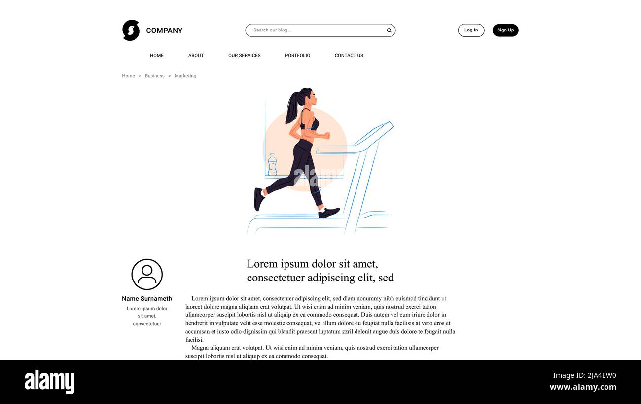 Vector running girl in shadow of sharp lines style . Editable ...