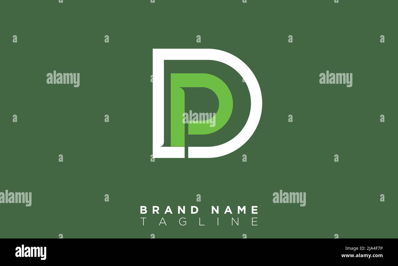 Dp modern logo hi-res stock photography and images - Alamy