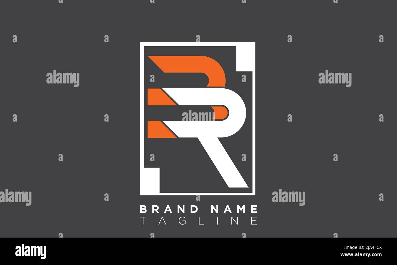 Alphabet letters Initials Monogram logo BR, RB, B and R Stock Vector Image & Art - Alamy