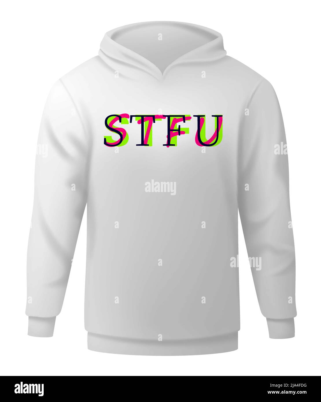 STFU in mass fonts style . Editable illustration Stock Vector Image ...