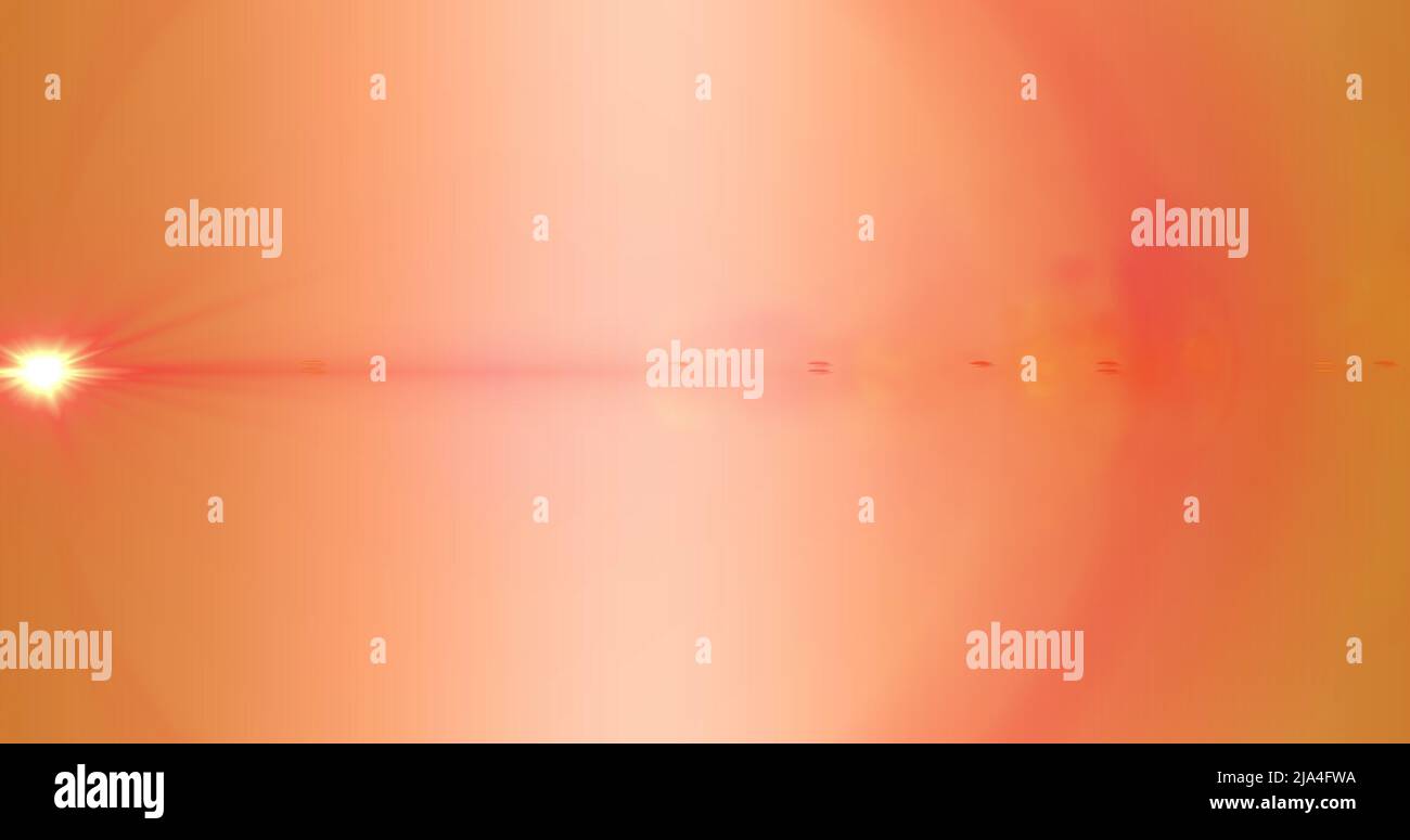 Image of light spots on orange background Stock Photo - Alamy