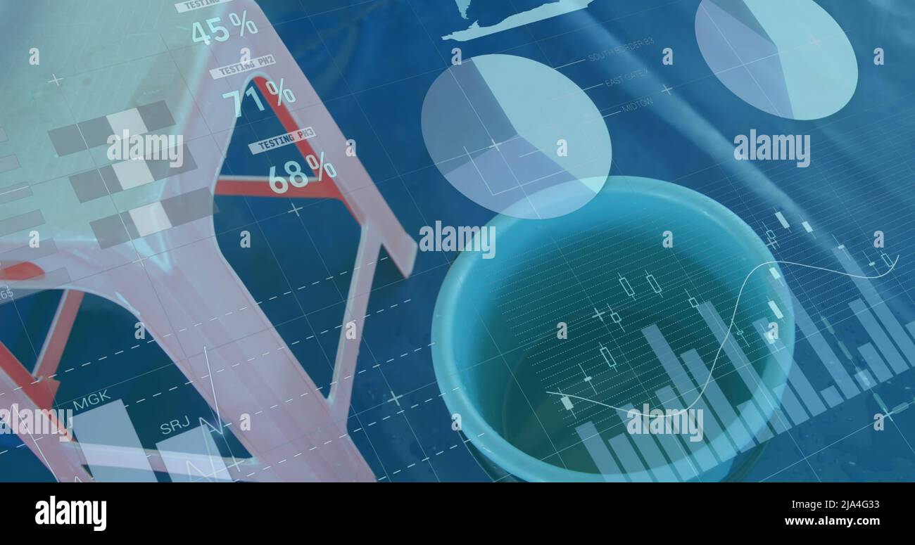 Image of statistics and data processing Stock Photo - Alamy