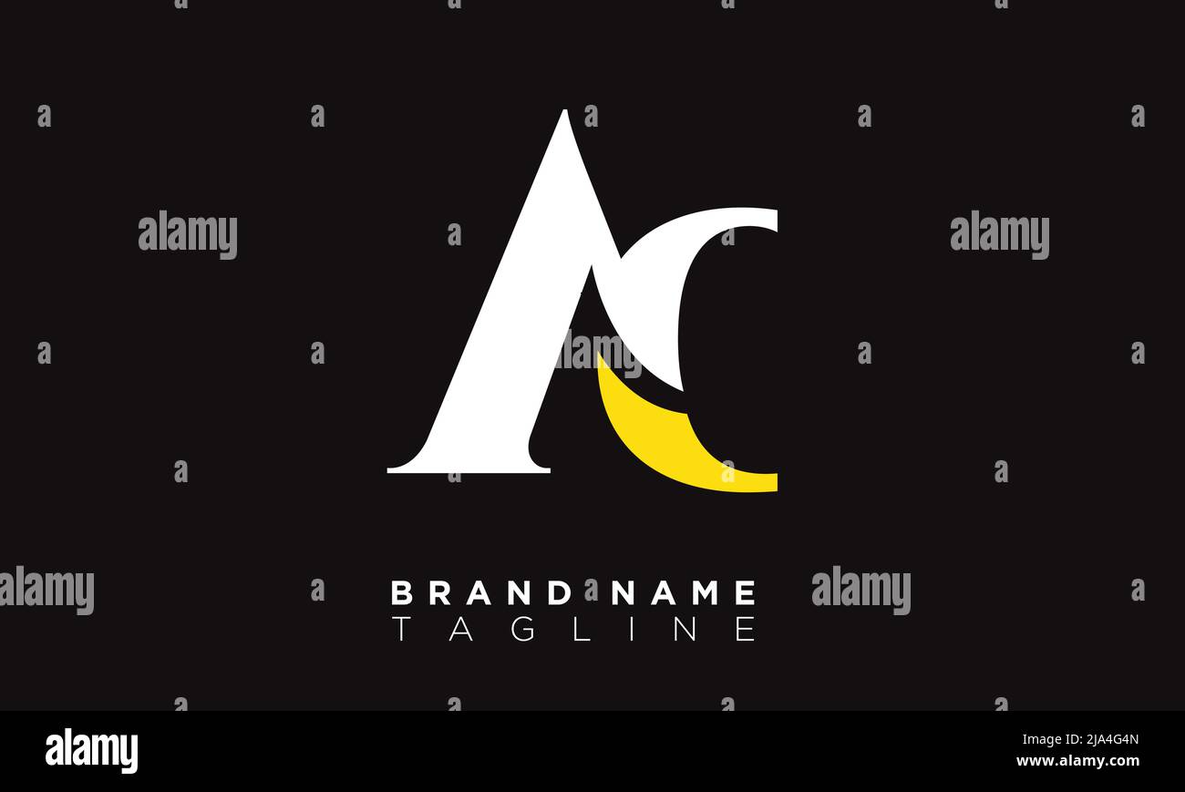 AC Alphabet letters Initials Monogram logo CA, A and C Stock Vector ...