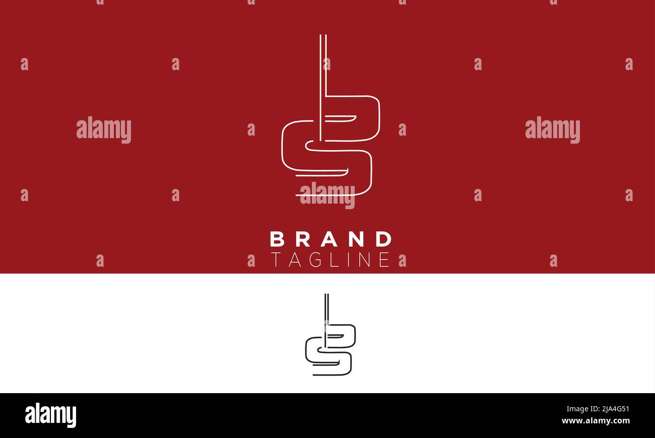 SB Alphabet letters Initials Monogram logo BS, S and B Stock Vector ...
