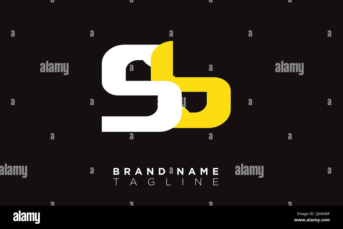SB Alphabet letters Initials Monogram logo BS, S and B Stock Vector ...