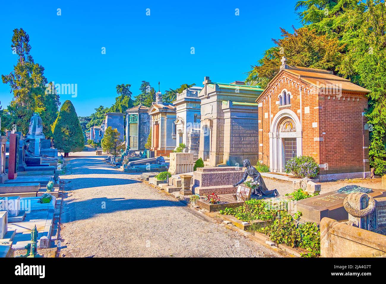 Memorial Cemetery with its numerous mausoleums and tombs is a fine ...