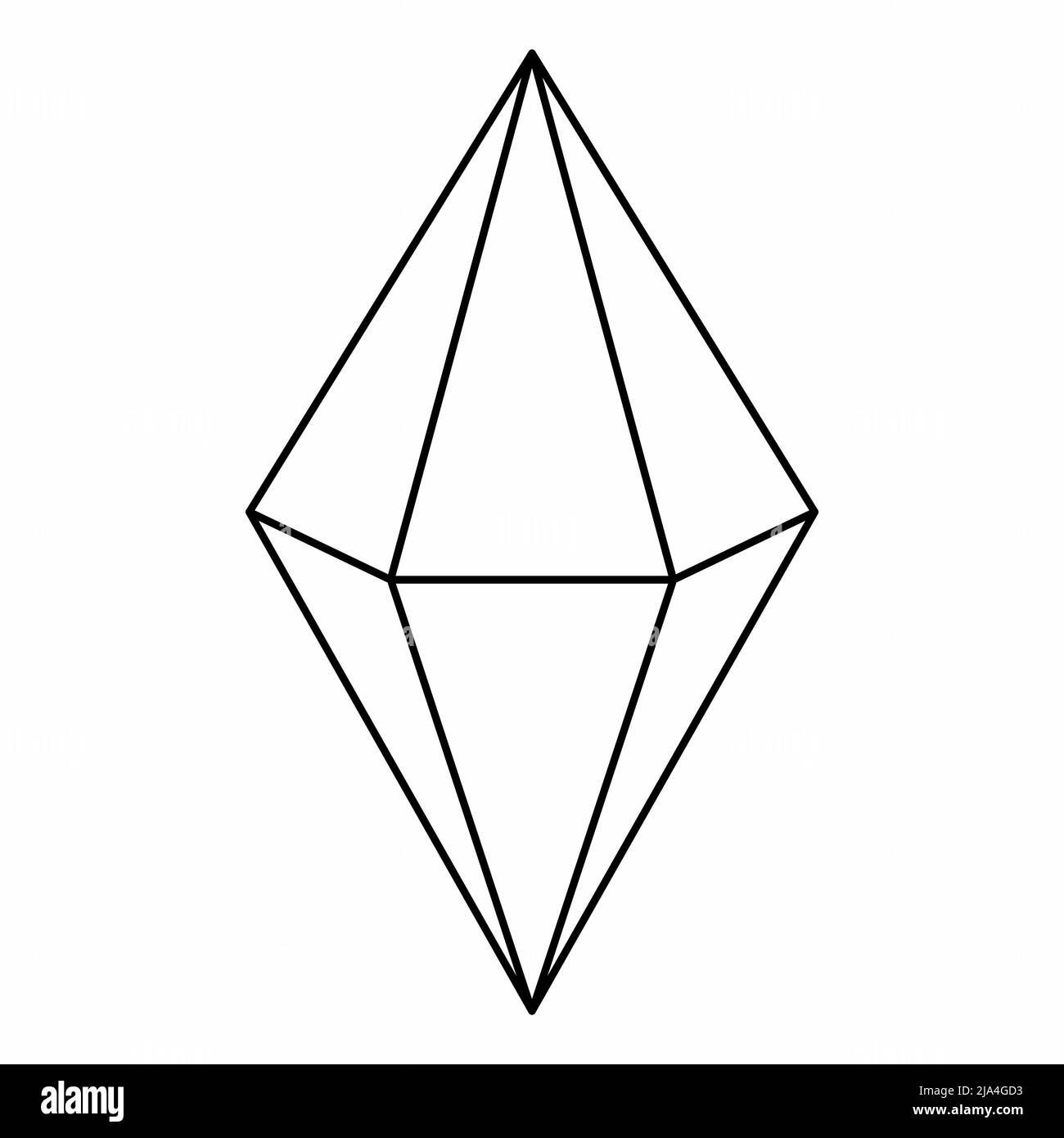 Hexagonal bipyramid hi-res stock photography and images - Alamy