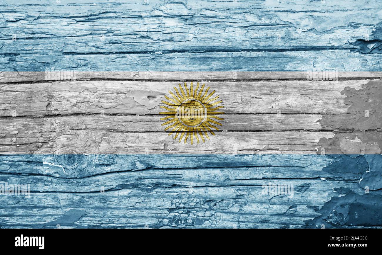 Wooden texture with painted flag Stock Photo - Alamy