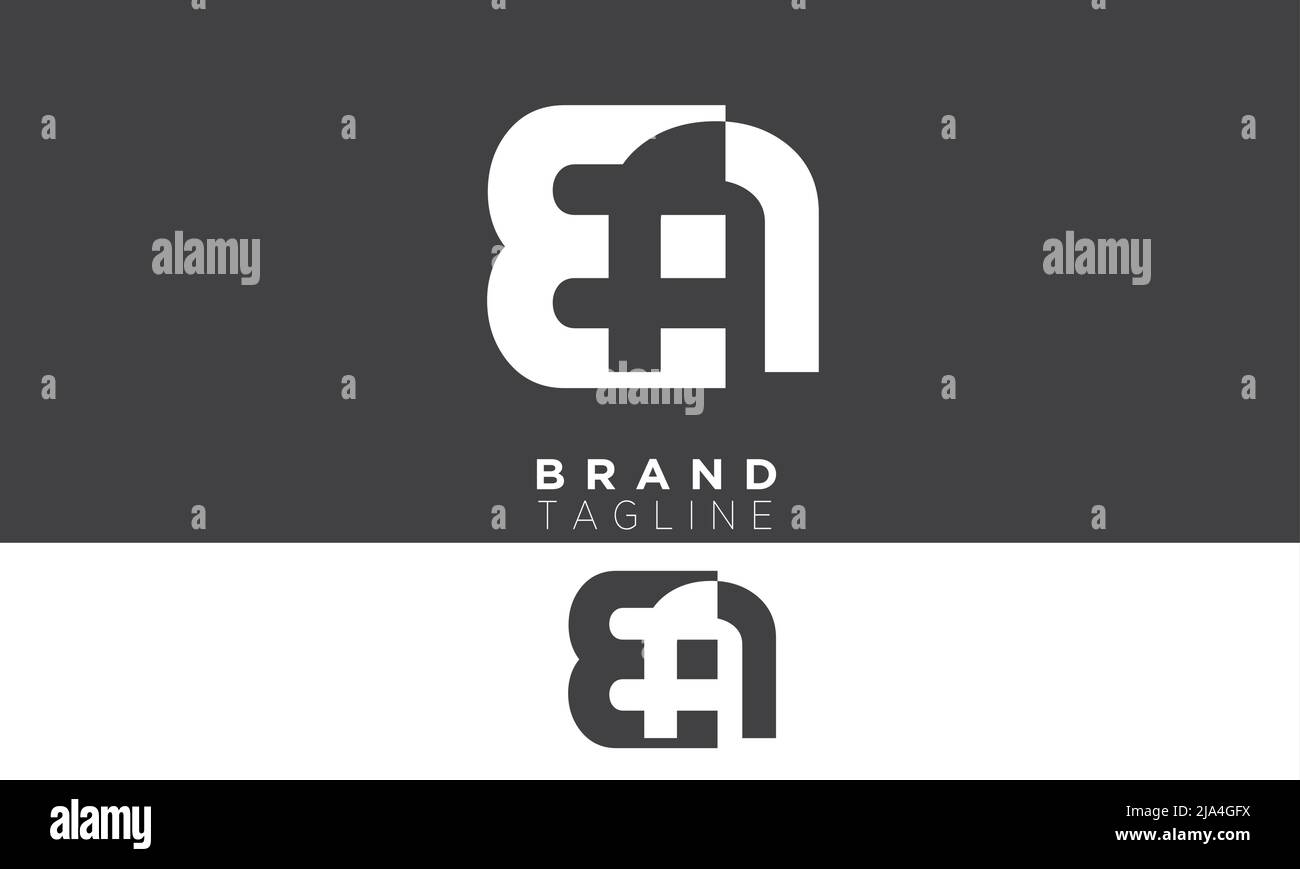 Alphabet letters Initials Monogram logo EA, AE, E and A Stock Vector ...