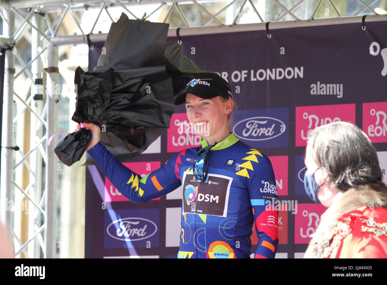 Maldon, UK. 27th May 2022. Stage one of the RideLondon Classique 2022 ...