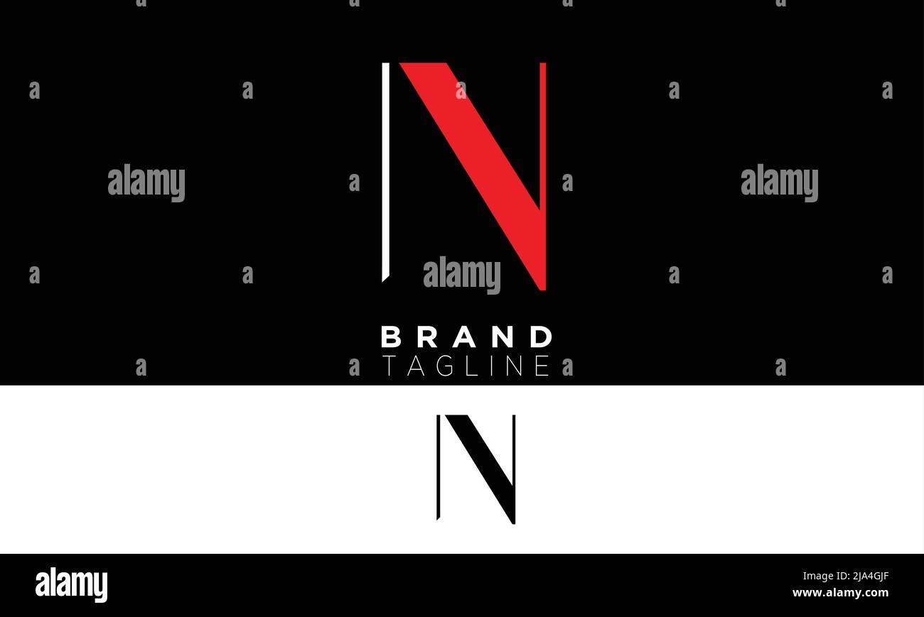 Letter nv logo hi-res stock photography and images - Alamy