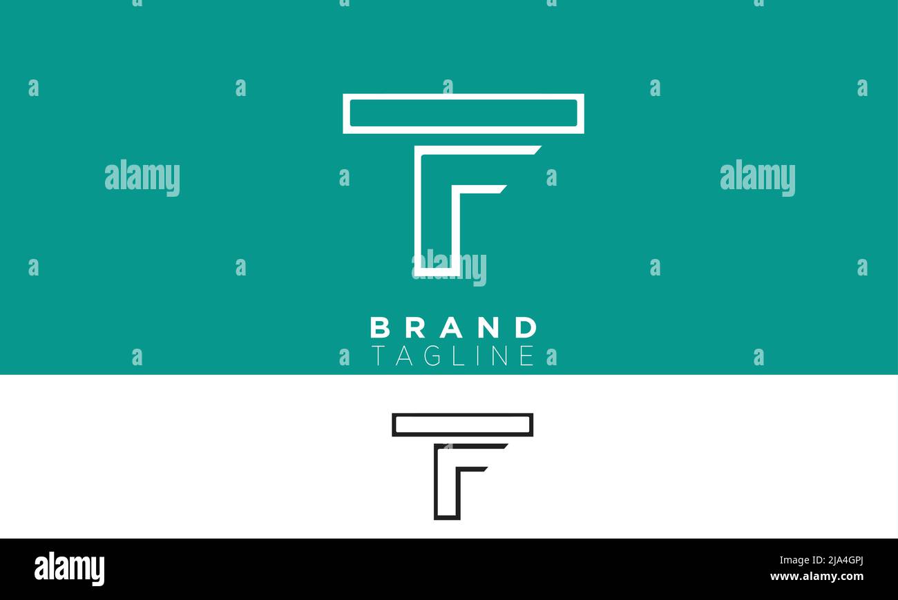 Alphabet letters Initials Monogram logo TF, FT, T and F Stock Vector ...