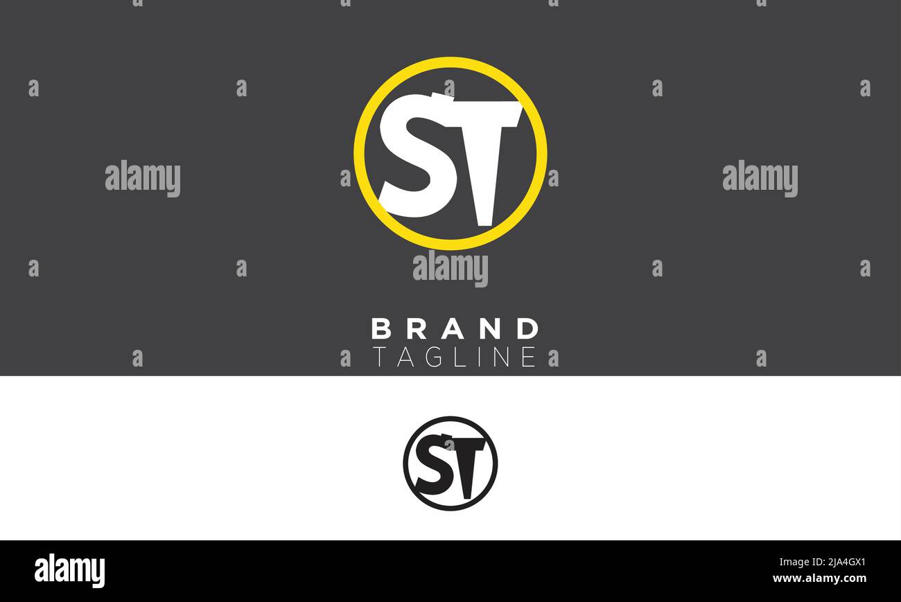 ST Alphabet letters Initials Monogram logo TS, S and T Stock Vector Image & Art - Alamy
