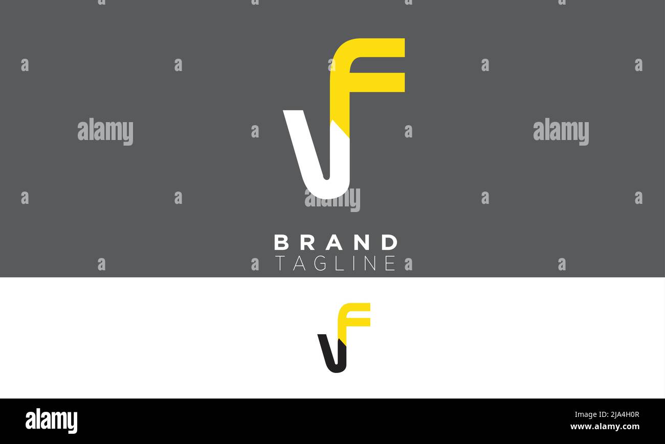 VF Alphabet letters Initials Monogram logo FV, V and F Stock Vector ...