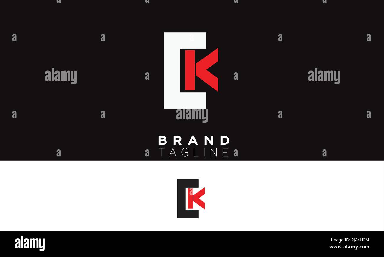 CK Alphabet letters Initials Monogram logo KC, C and K Stock Vector ...
