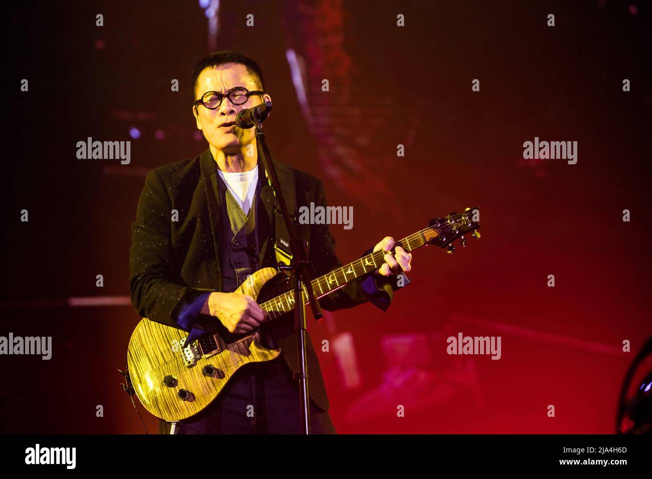 NANJING, CHINA - FEBRUARY 15, 2018 - Luo Dayou (Tayu Lo) tour concert ...