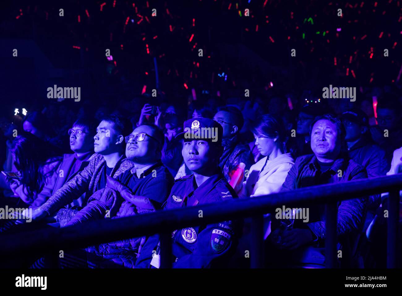 NANJING, CHINA - FEBRUARY 15, 2018 - Luo Dayou (Tayu Lo) tour concert ...