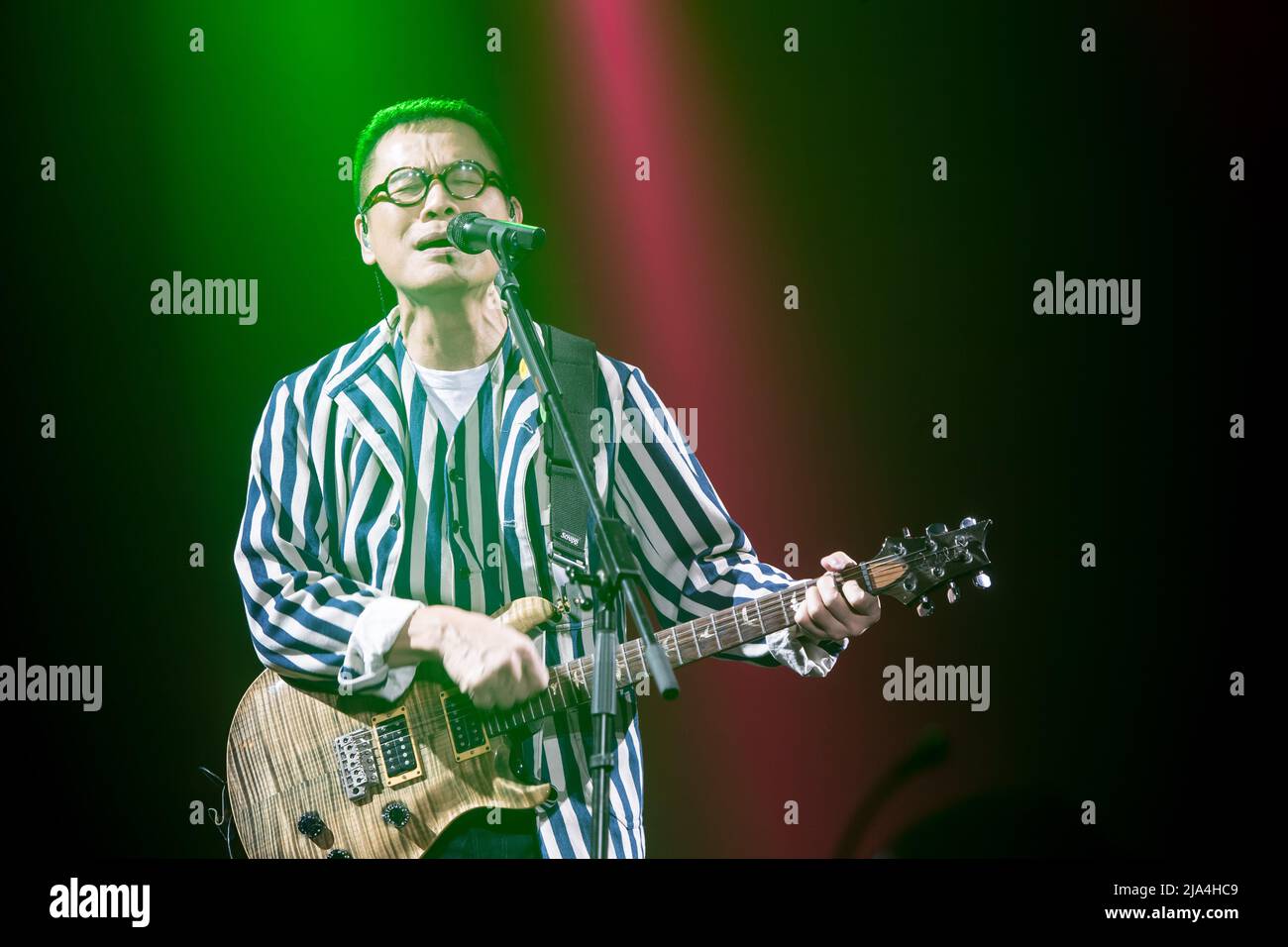 NANJING, CHINA - FEBRUARY 15, 2018 - Luo Dayou (Tayu Lo) tour concert ...