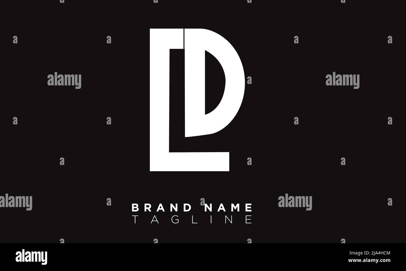 Letter ld logo hi-res stock photography and images - Alamy