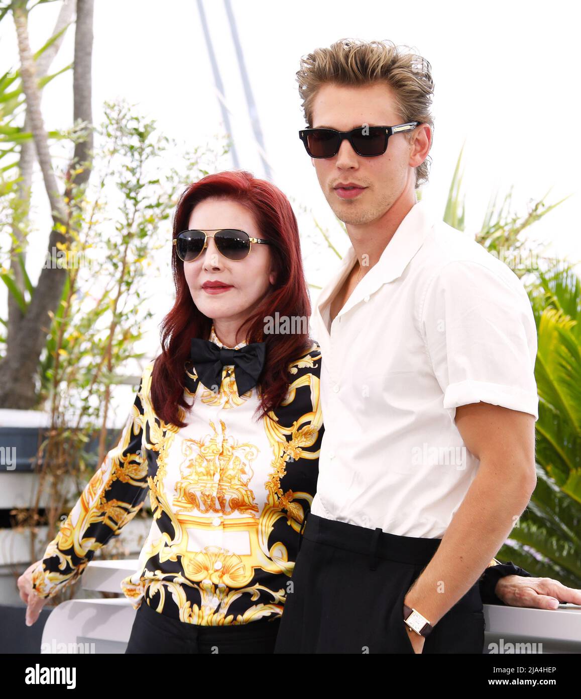 Cannes, France. 26th May, 2022. Priscilla Presley, Austin Butler ...