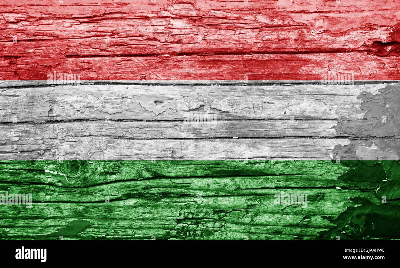 Wooden texture with painted flag Stock Photo - Alamy