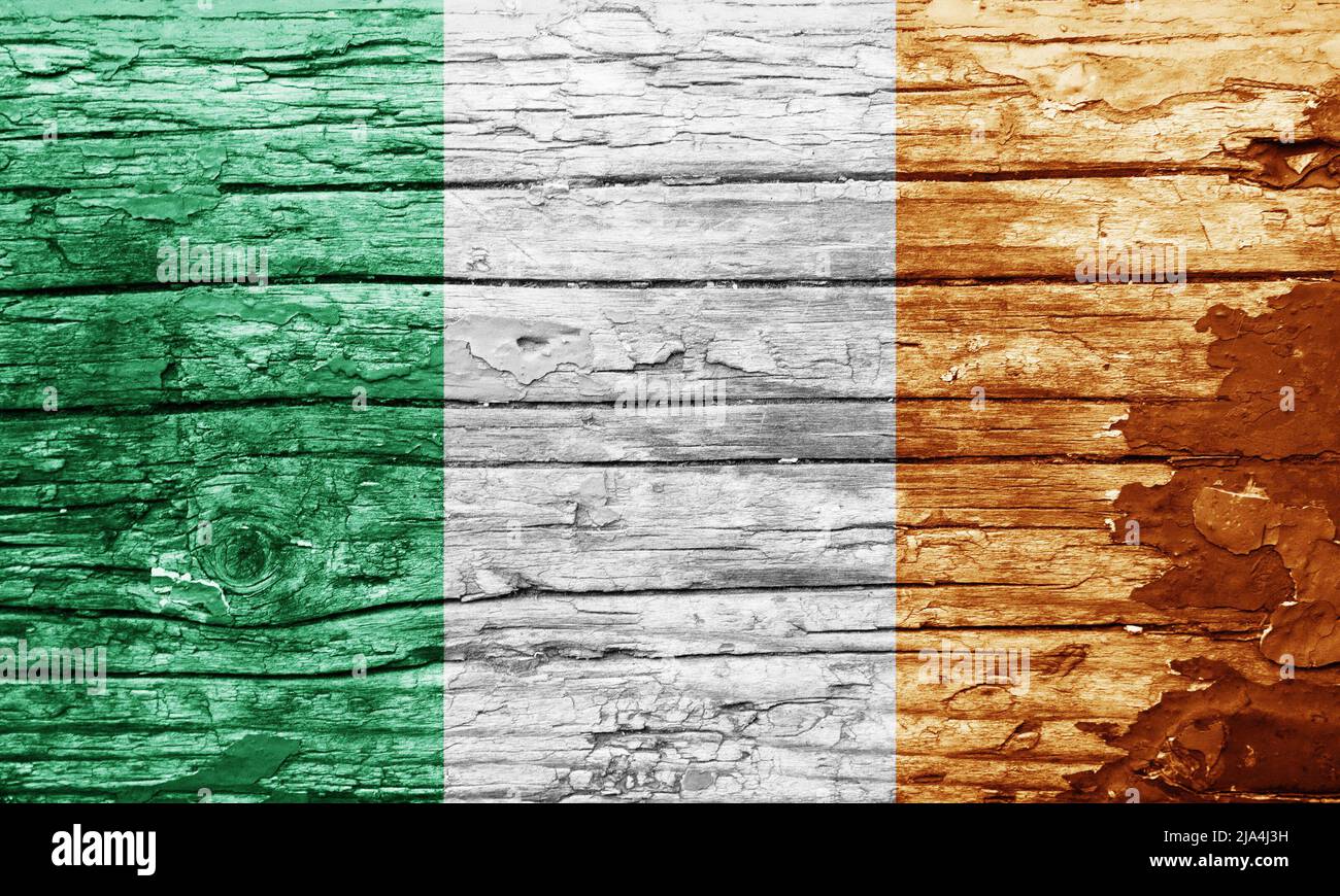 Wooden texture with painted flag Stock Photo - Alamy